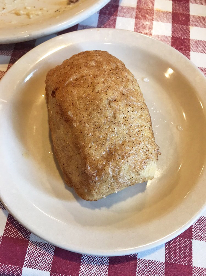 The cinnamon roll isn't dessert&mdash;it's a dining companion. Warm, sweet, and dusted with cinnamon-sugar that glistens like edible fairy dust.