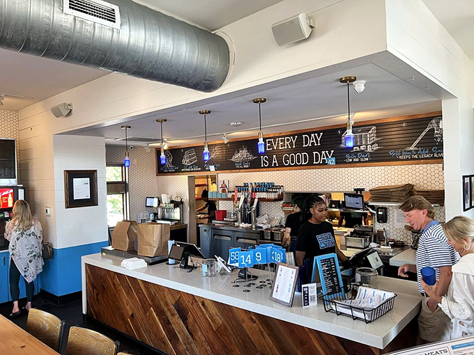 "Every Day Is A Good Day" isn't just a sign &ndash; it's the gospel truth when there's barbecue like this involved.