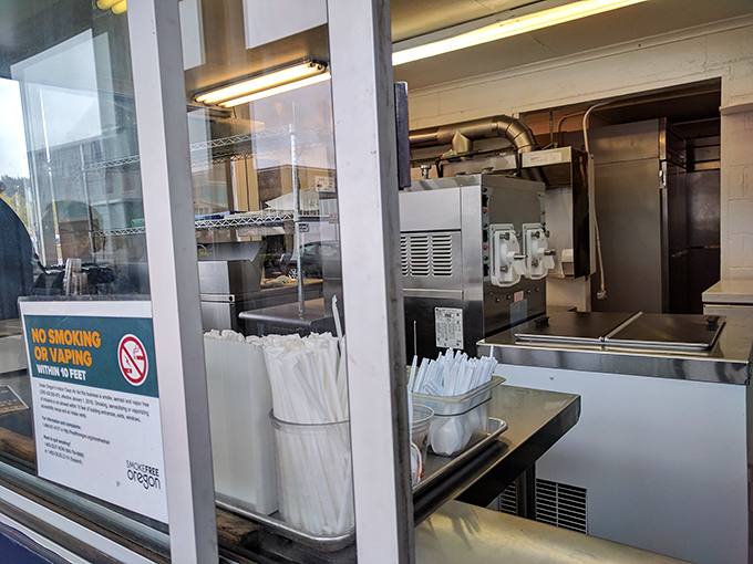 A glimpse behind the scenes where custard magic happens – simple equipment producing extraordinary results.