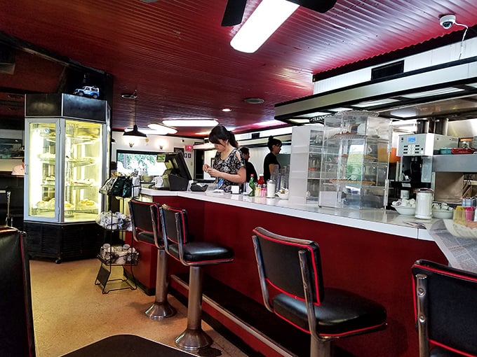 The counter&mdash;that hallowed ground where solo diners find community and servers perform the sacred ritual of infinite coffee refills.