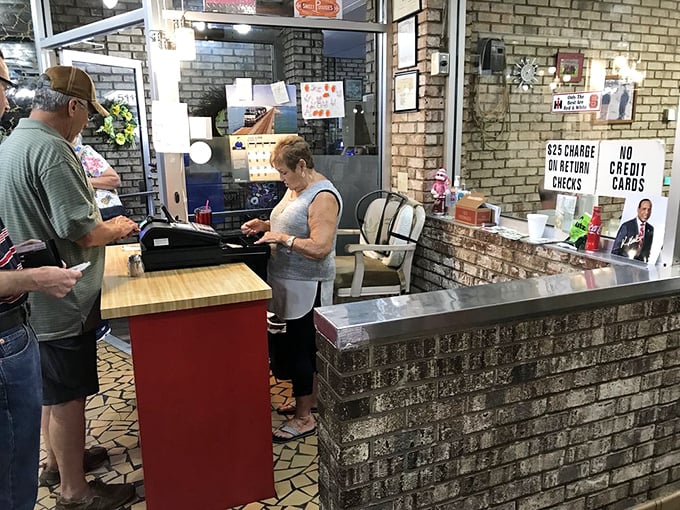 At the counter, where breakfast dreams are processed and breakfast realities exceed expectations daily.