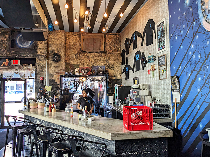 Behind this counter, breakfast wizards transform simple ingredients into morning masterpieces that make hitting the snooze button your greatest regret.