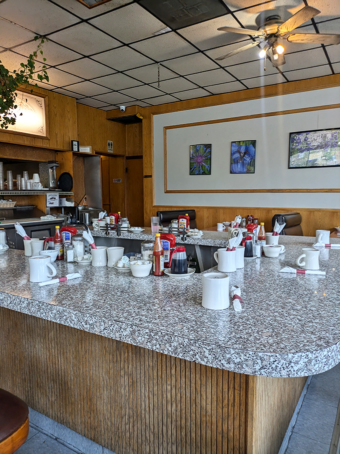 The counter&mdash;where solo diners find community, regulars are royalty, and coffee cups mysteriously refill themselves.