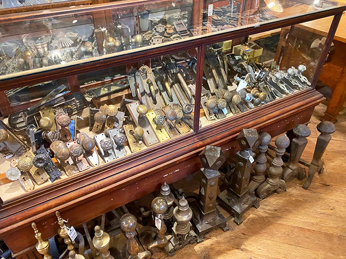 Doorknobs and drawer pulls that have felt more handshakes than a politician on election day.