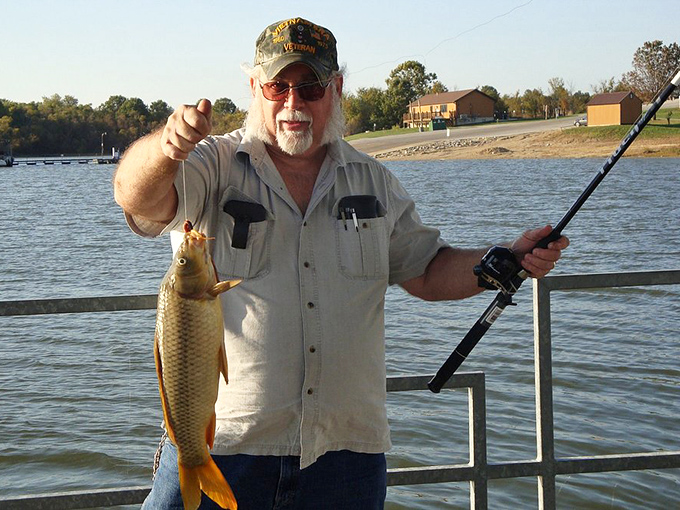 "The fish are always biting at Long Branch"&mdash;a phrase proven true by proud anglers daily. This golden catch will make for stories that grow with each telling.