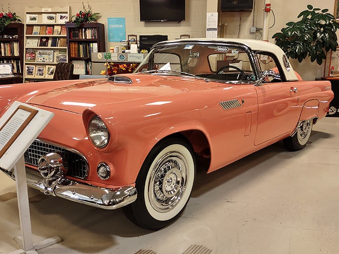 The coral-colored Thunderbird epitomizes 1950s optimism&mdash;a time when tail fins reached for the stars and America's highways promised endless adventure.