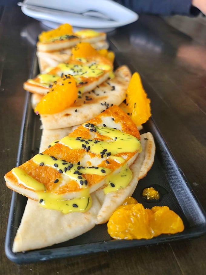 Grilled halloumi with citrus creates that magical culinary moment where cheese meets heat and somehow doesn't melt, instead transforming into golden, squeaky perfection.