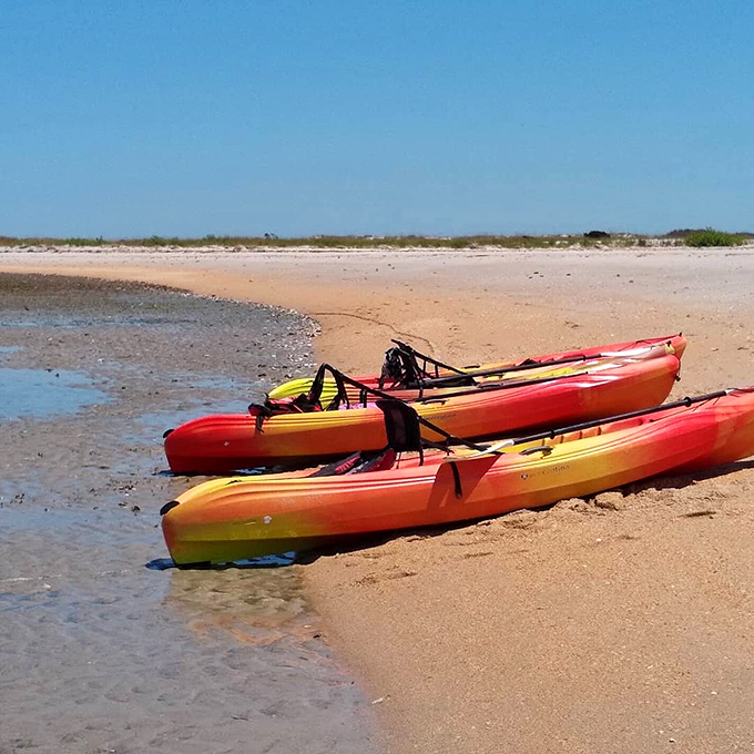 Your chariot to paradise awaits. Kayaking to Masonboro isn't just transportation&mdash;it's the perfect prelude to the isolation that follows.