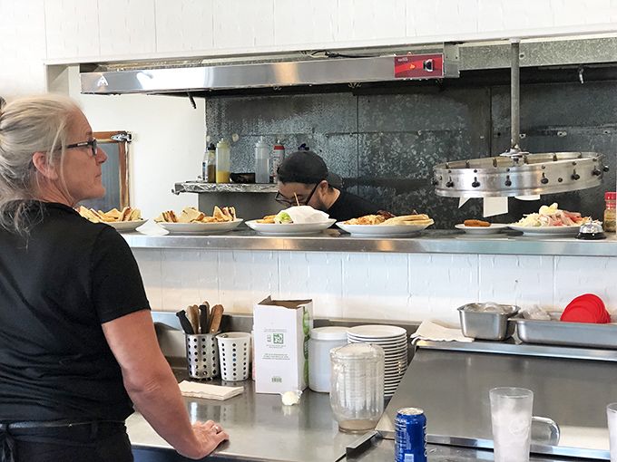 Where the magic happens&mdash;a glimpse into the kitchen where breakfast dreams come true one sizzling griddle at a time.