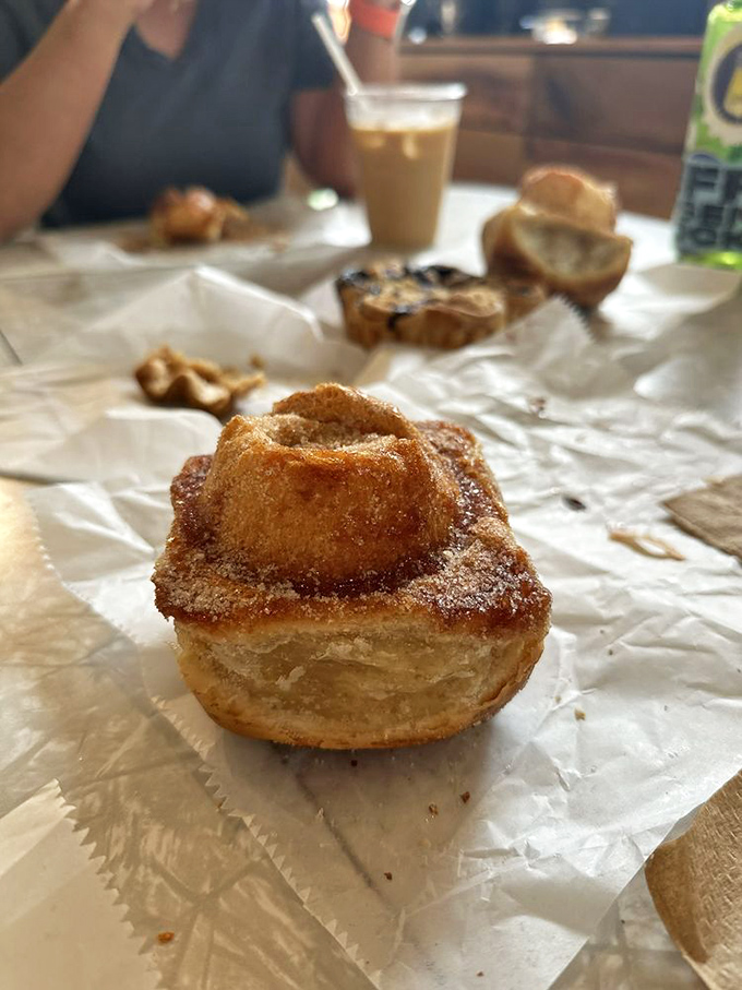Geometry never tasted so good. This perfectly spiraled morning bun promises layers of flavor with each hypnotic ring.