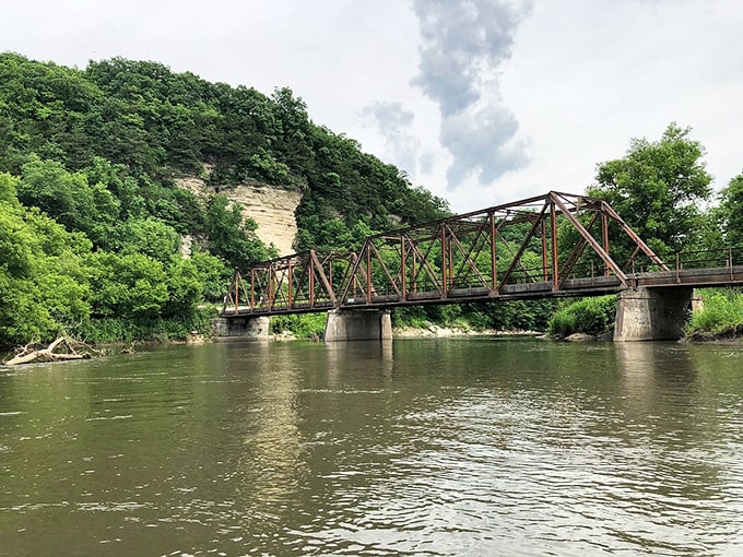 This isn't just any bridge&mdash;it's a portal between riverbanks that's been connecting Decorah's people and stories for generations.