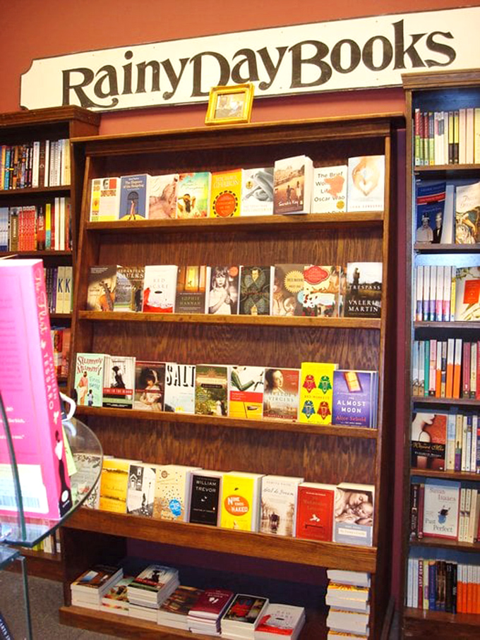 The staff picks wall&mdash;literary matchmaking at its finest. Like a dating service, but the relationships last longer and arguments are one-sided.