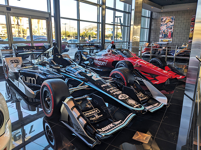 Modern IndyCars showcase the evolution of speed. These sleek machines are essentially fighter jets without wings, piloted by the bravest athletes in sports.