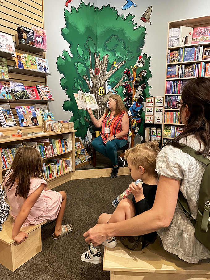 Storytime at Morgenstern's: where children learn early that the most powerful magic wand is a bookmark.