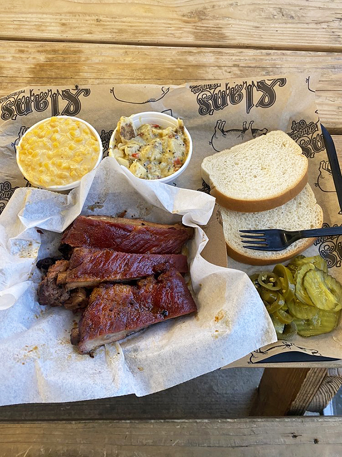 The potato salad and mac & cheese aren't just sides&mdash;they're essential diplomatic liaisons between warring factions of meat on your plate.