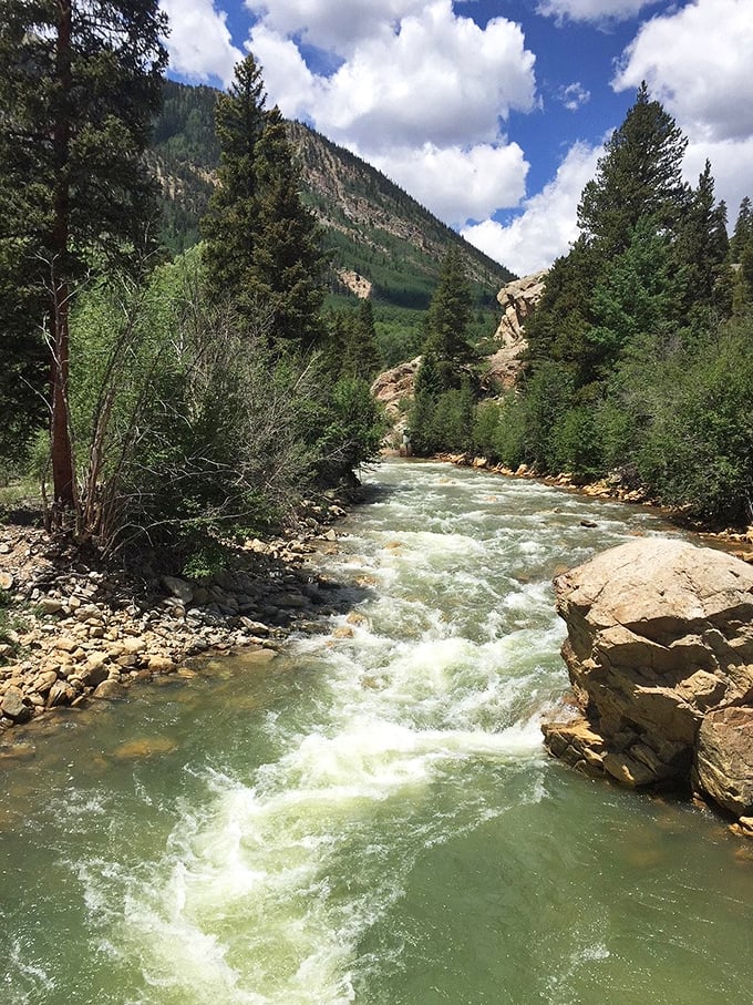 This isn't just moving water&mdash;it's the soundtrack of the Rockies, rushing down from peaks to valleys with stories of the heights.