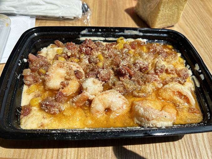 Not just shrimp and grits&mdash;a masterclass in texture and flavor. The kind of dish that makes you wonder why you'd eat anything else.