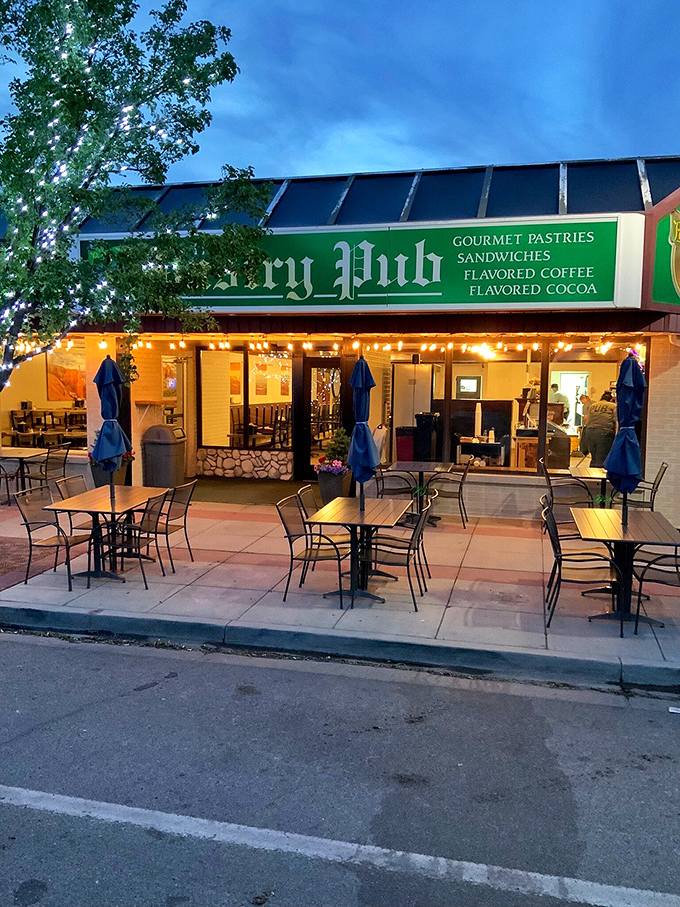 The Pub's twinkling patio lights create the perfect evening ambiance to toast your antiquing victories with craft cocktails and local brews.