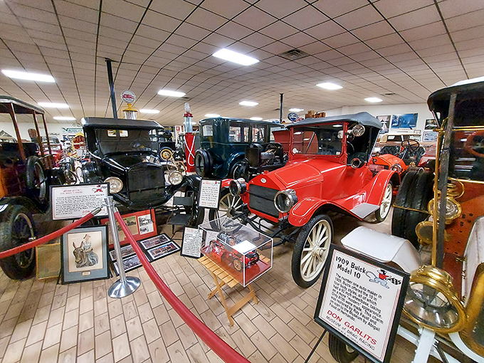 Detroit's evolution in three-dimensional form. These vintage beauties show how far we've come from "you can have any color as long as it's black."