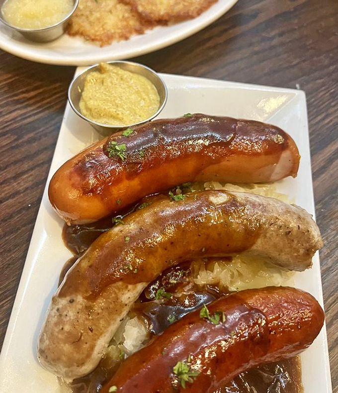 A sausage sampler that makes you wonder why you ever settled for hot dogs at backyard barbecues.