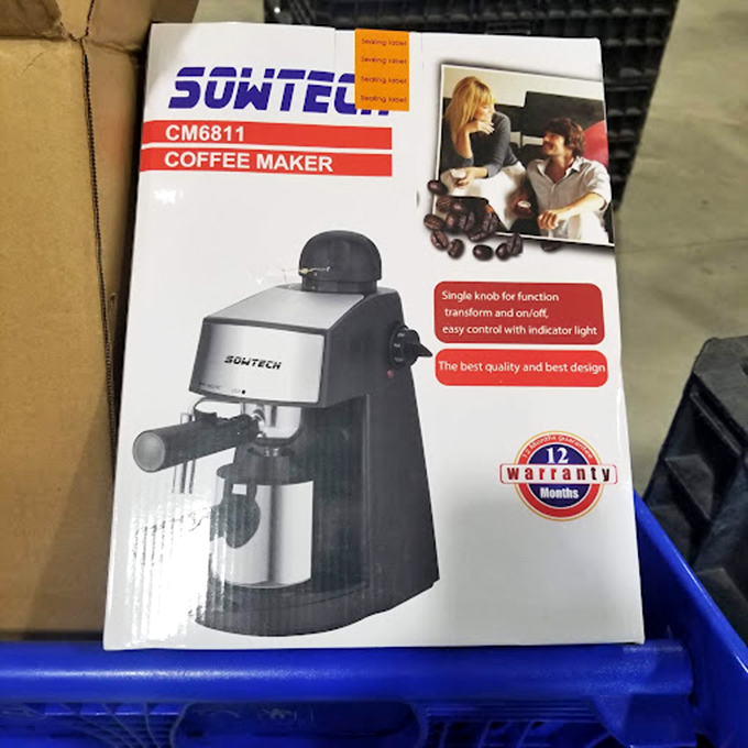 Brand new in the box! This coffee maker probably retailed for $40+ elsewhere. Sunday splurge or Thursday steal? Decisions, decisions.