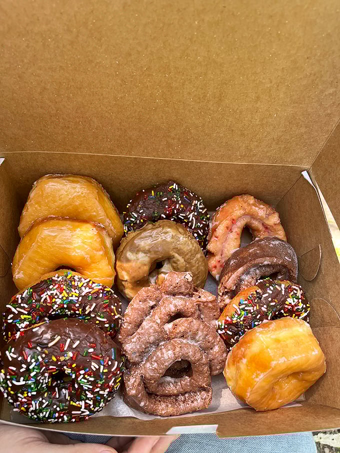 The display case at Greenbush is like the Louvre of fried dough&mdash;masterpieces arranged in rows, each one more tempting than the last. 