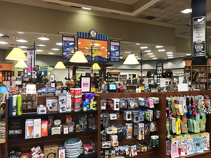 The gift section proves readers need more than just books &ndash; they need mugs, cards, and trinkets that broadcast their bookish identity.