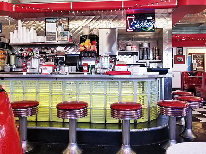 The counter seating &ndash; where solo diners become part of the family and where the coffee is always fresh, just like the gossip.