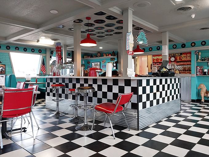 The classic diner counter&mdash;where solo diners become regulars and the staff remembers your order before you even sit down.