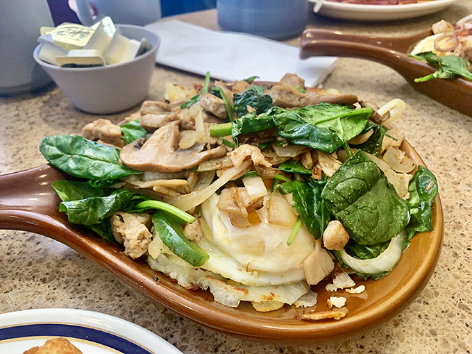 This skillet doesn't just feed you&mdash;it adopts you. Potatoes, ham, vegetables, and gravy coming together like the world's most delicious family reunion. 