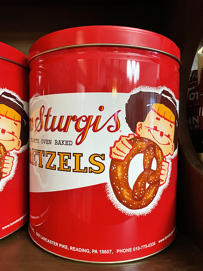 The original brick ovens and wooden workstations transport visitors to a time when craftsmanship trumped convenience and pretzels were serious business.