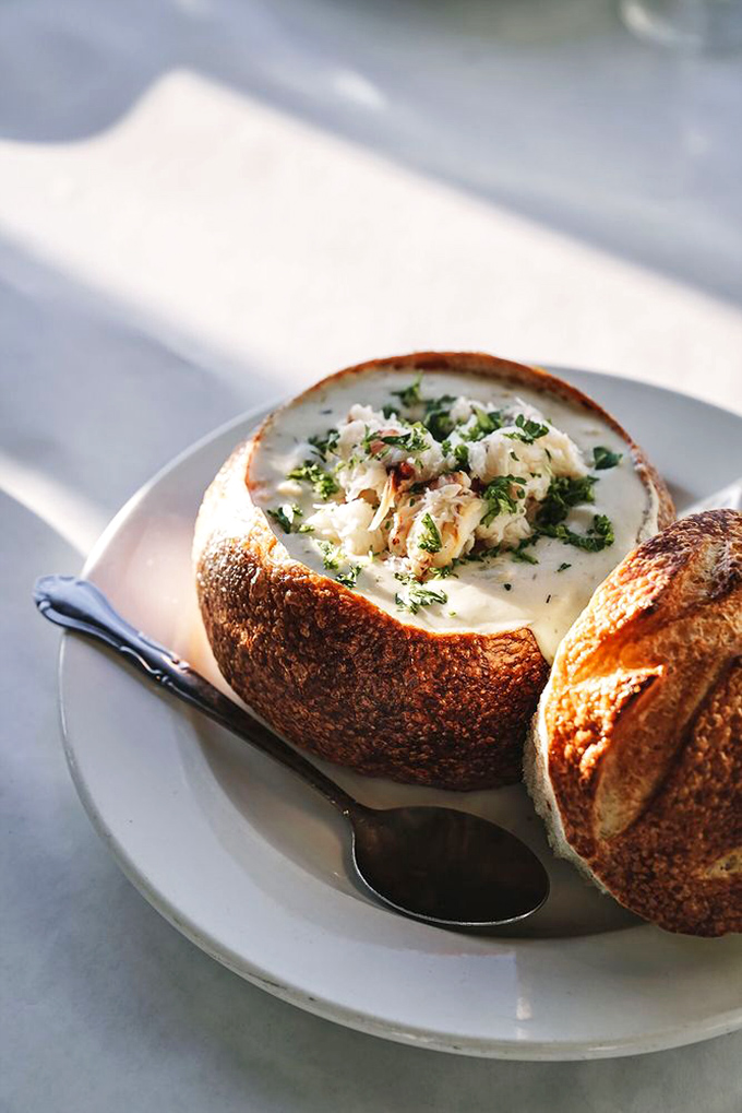 Not just soup, but a bread bowl of clam chowder that whispers, "You can eat me entirely." San Francisco's edible icon done right.