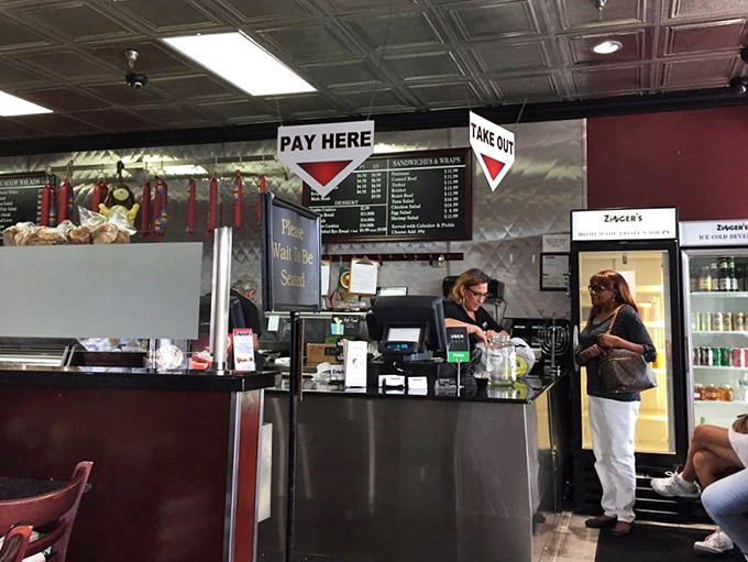 The counter where deli dreams come true, with efficient service that gets you fed without unnecessary fuss.