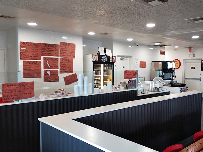 The ordering counter: where dreams are placed and smoky realities are born. Choose wisely, but honestly, there are no wrong answers here.