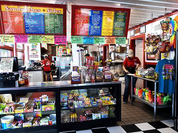 Nachos that don't pretend to be fancy&mdash;just honest-to-goodness comfort food served on a red and white checkered paper that screams "you're going to enjoy this."