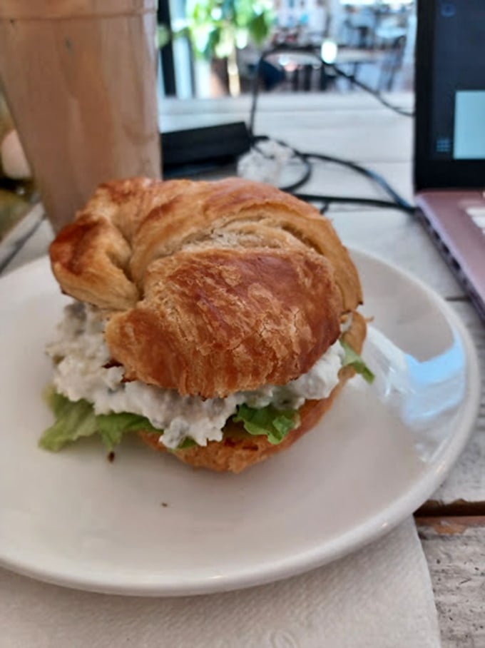 A croissant sandwich that makes the French Revolution seem reasonable&mdash;I'd storm the Bastille for another bite.