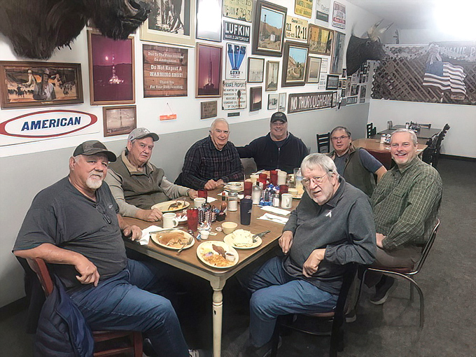 A gathering of regulars sharing stories over coffee and eggs&mdash;this isn't just breakfast, it's Bakersfield's morning parliament in session.