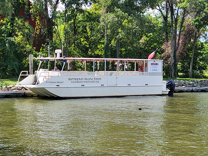 The Bannerman Castle Trust's tour boat&mdash;your chariot across the Hudson&mdash;makes the journey to this isolated wonder part of the adventure.