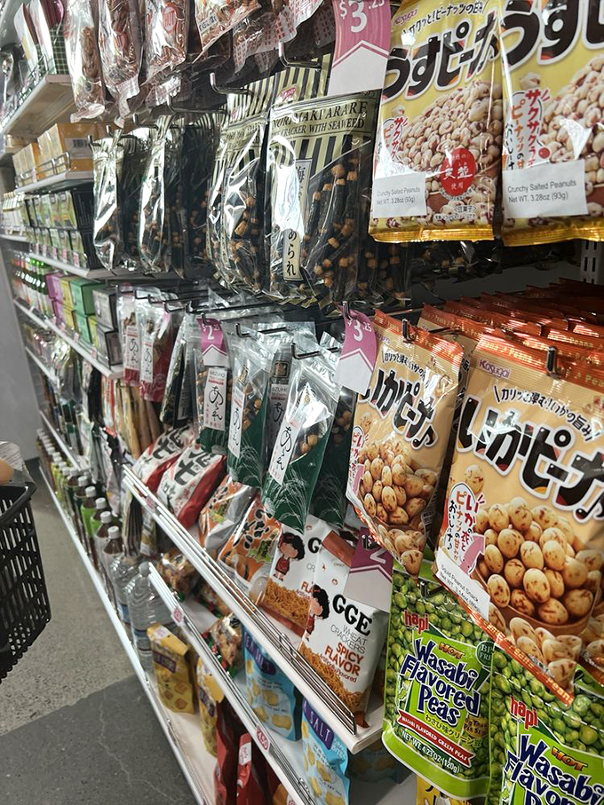 The snack aisle offers a United Nations of munchies, from wasabi peas to seaweed crackers that'll make your taste buds do a double-take.