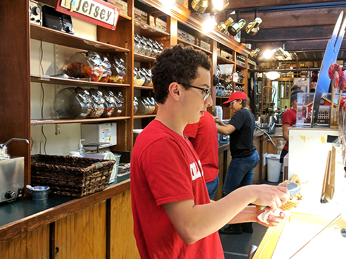 Behind the counter, ice cream artisans practice their craft with the precision of surgeons and the joy of kids at recess.