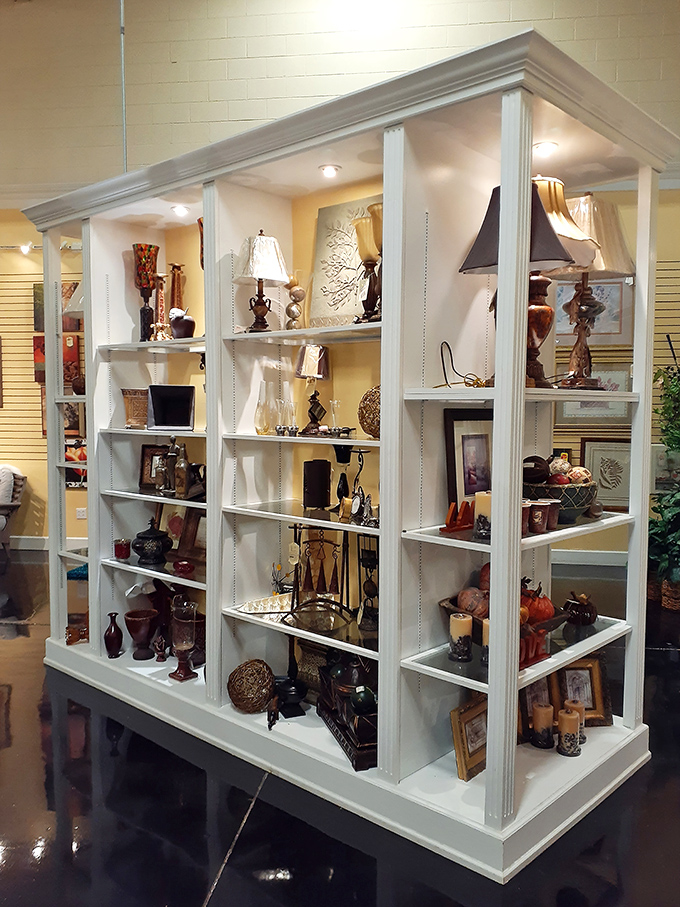 This elegant display cabinet isn't just furniture&mdash;it's a stage where your treasures become the stars of their own little Broadway show.