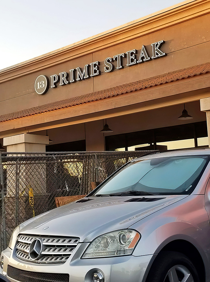 13 Prime Steak: Hiding in plain sight with a simple sign, but insiders know this place serves beef worth driving across the Central Valley for.
