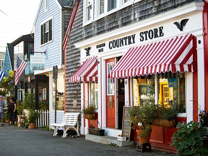Rockport's picture-perfect streets burst with coastal color, where every shop seems to be competing for "most Instagram-worthy storefront."