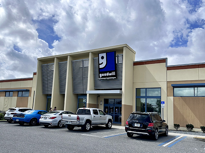 The impressive architecture of this Goodwill location feels more upscale department store than thrift shop. Bargains with a side of style!