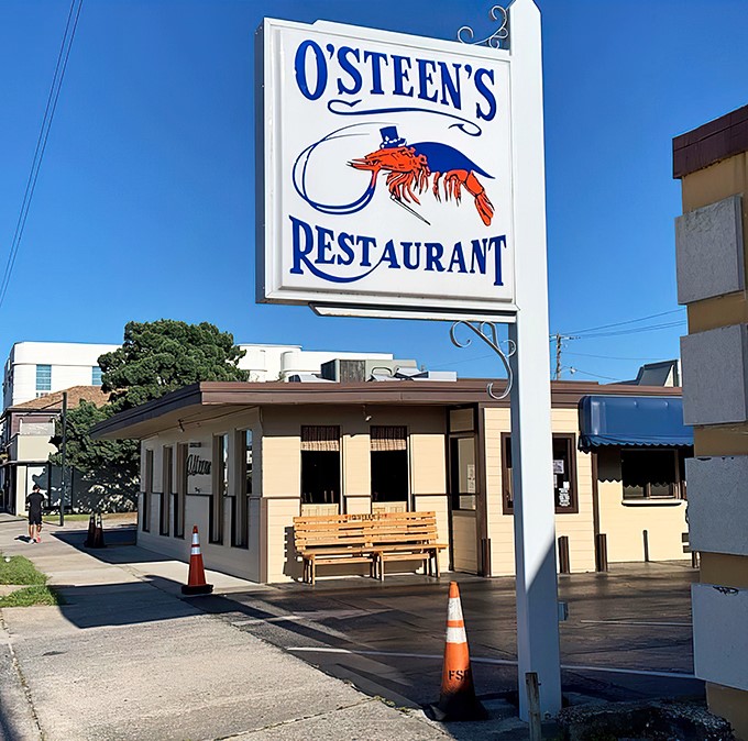 That simple sign with the fancy shrimp is telling you everything you need to know about what they do best.
