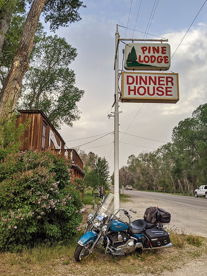 This unassuming wooden building in the shadow of the Ruby Mountains hides steaks that would make a vegetarian reconsider.