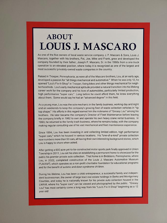The story of Louis Mascaro reads like an American dream with motor oil mixed in &ndash; from 12-year-old fixing bikes to creating one of America's finest car collections.