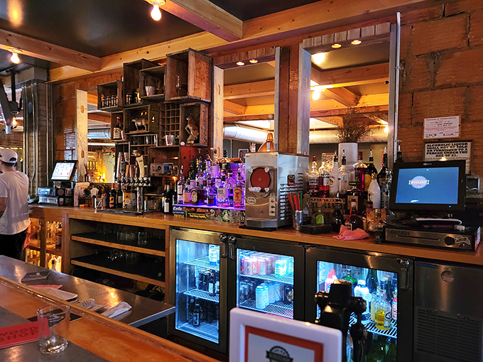 The working side of paradise&mdash;where bottles gleam like trophies and every bartender knows the difference between good and transcendent.