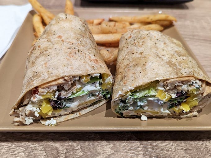A wrap so perfectly constructed it could teach architecture students a thing or two about structural integrity and flavor balance.