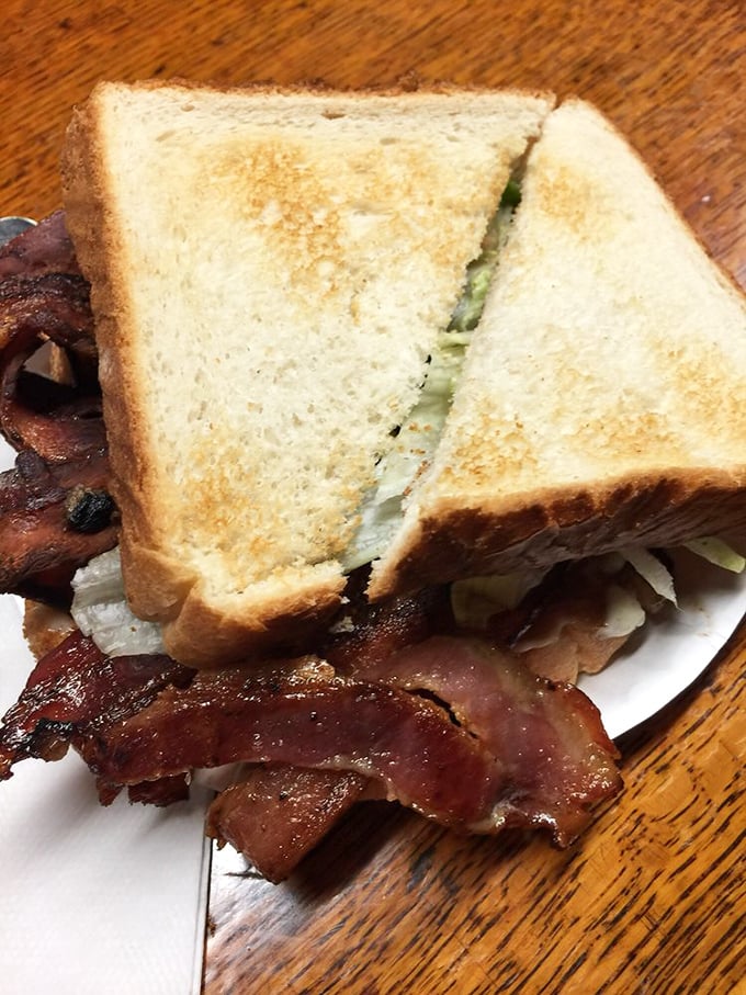 The BLT that time forgot&mdash;in the best possible way. Crispy bacon, fresh veggies, and toast that hits that perfect golden-brown sweet spot.